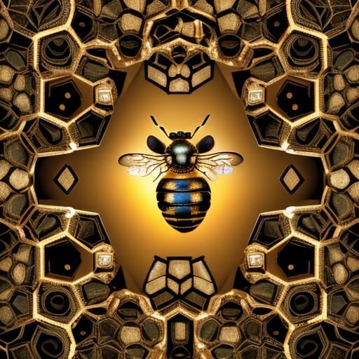 Bee 08 - AI Generated Artwork - NightCafe Creator