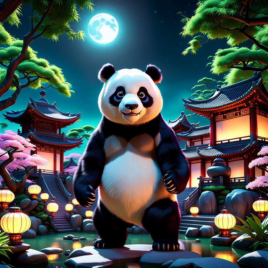 Panda - AI Generated Artwork - NightCafe Creator