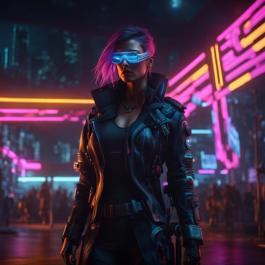 Cyberpunk Pirate 1 - AI Generated Artwork - NightCafe Creator