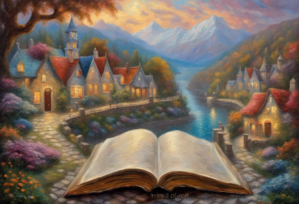 Life is an open book, let your imagination run wild - AI Generated ...