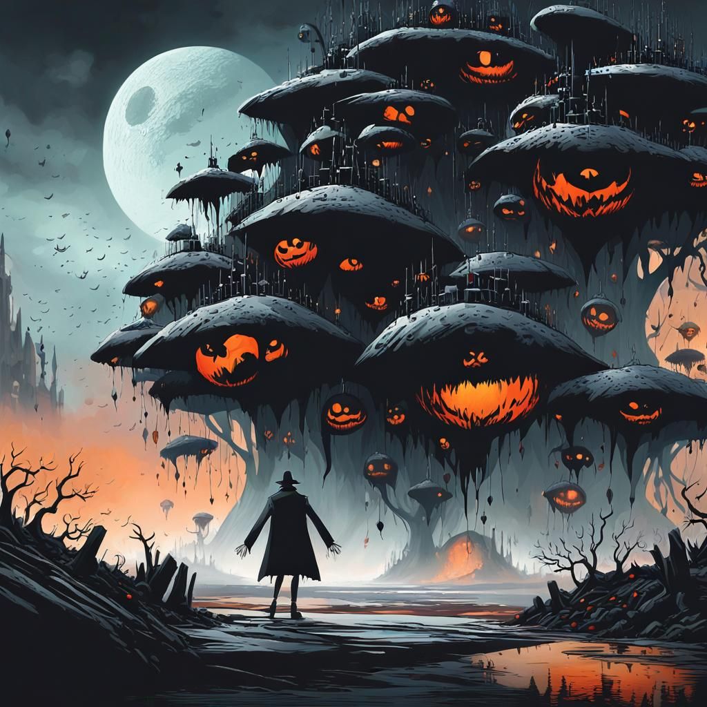 Happy Halloween - AI Generated Artwork - NightCafe Creator