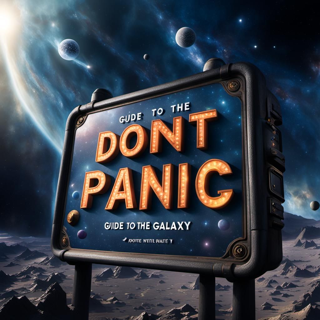 Don't Panic! - AI Generated Artwork - NightCafe Creator