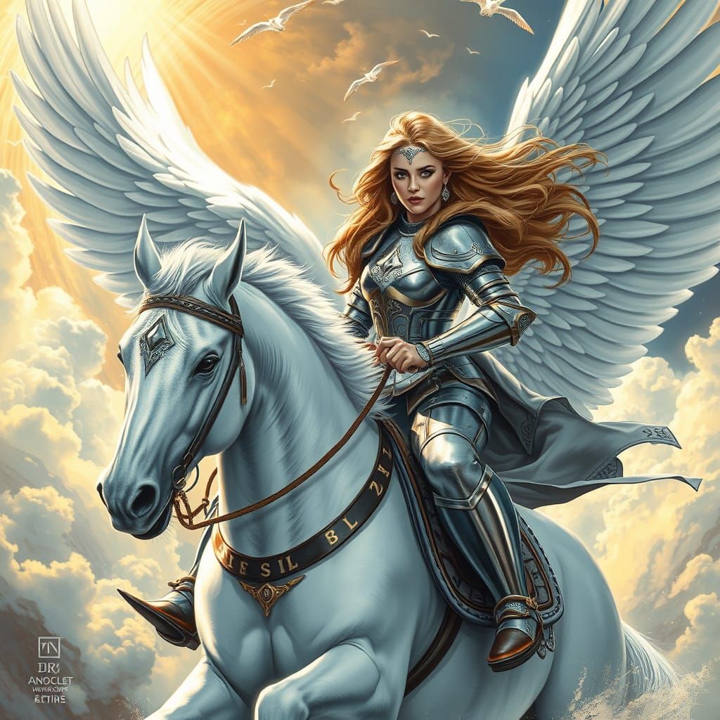 Valkyrie - Valkyrie Warrior in Epic Fantasy Armor