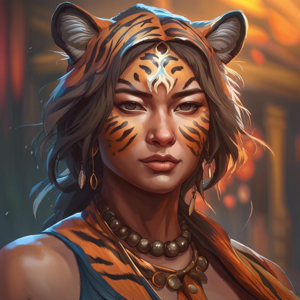 Tiger v2 - AI Generated Artwork - NightCafe Creator