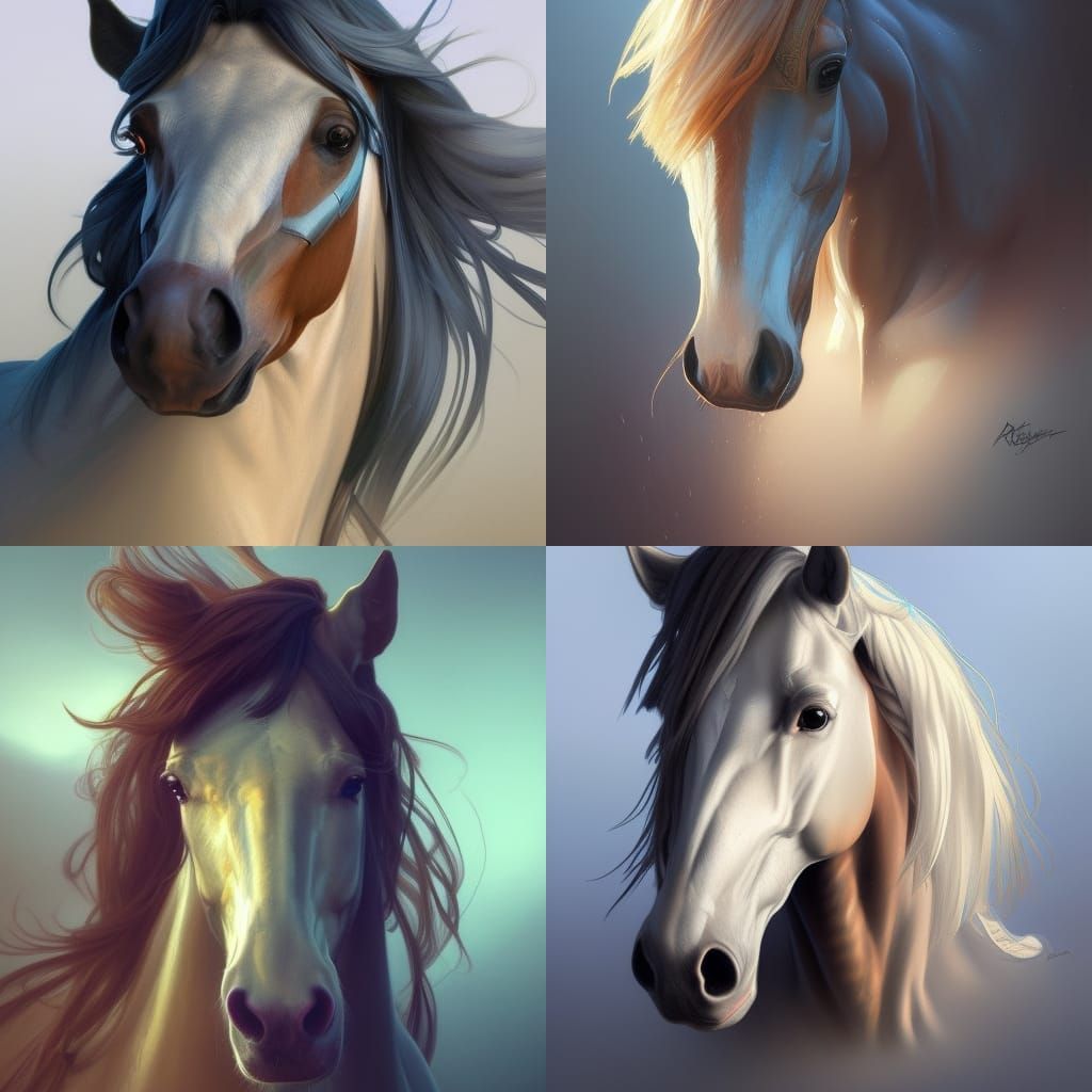 horse - AI Generated Artwork - NightCafe Creator