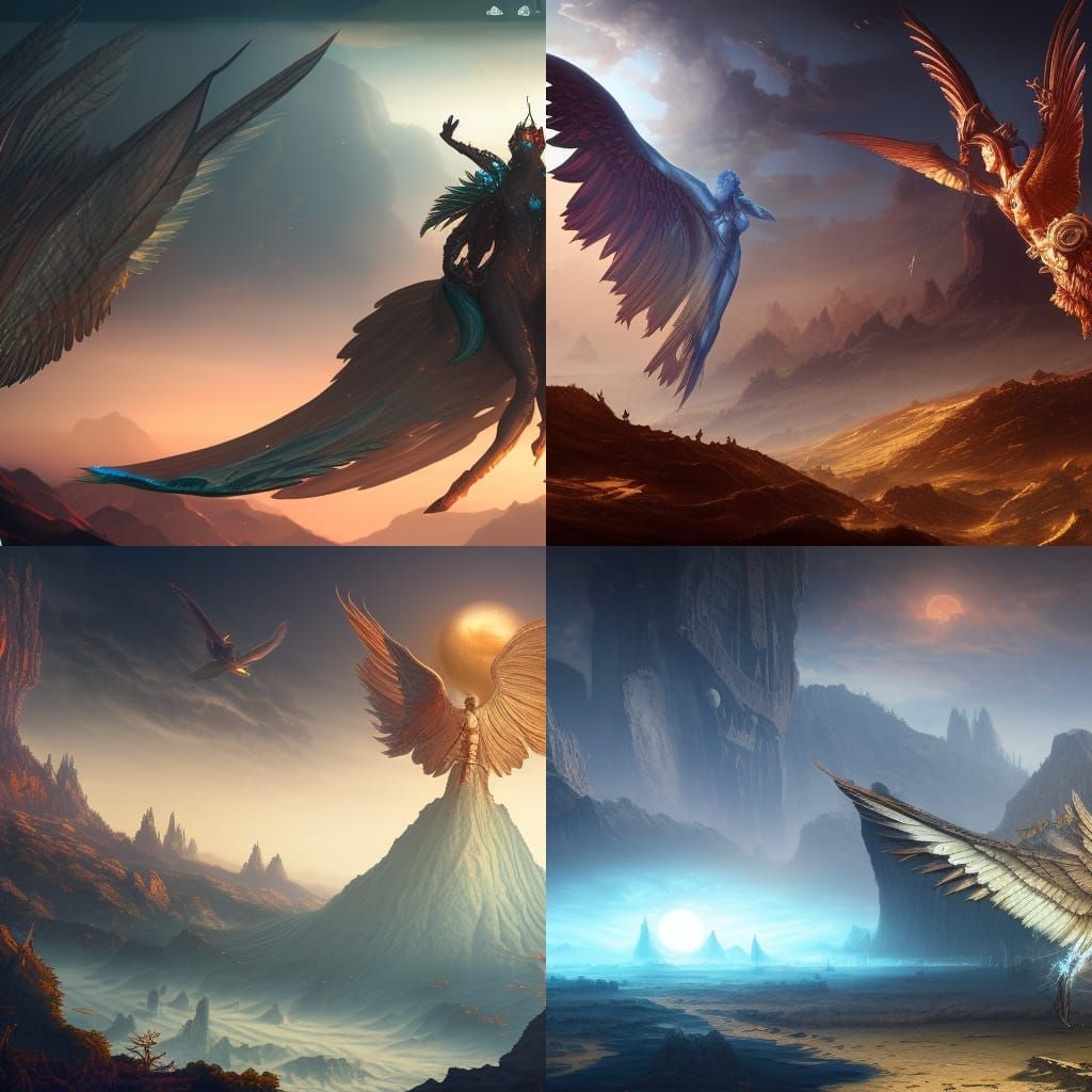 Icarus Fallen - AI Generated Artwork - NightCafe Creator