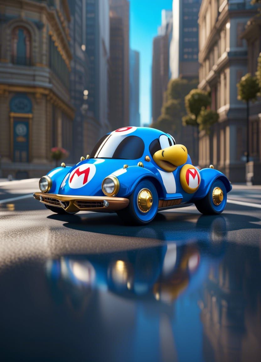 Koopa Car - AI Generated Artwork - NightCafe Creator