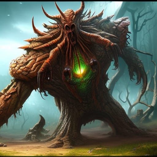 Tree Creature #1 - AI Generated Artwork - NightCafe Creator