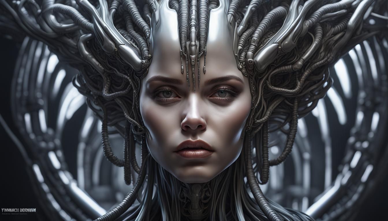 The Art of H. R. Giger - AI Generated Artwork - NightCafe Creator