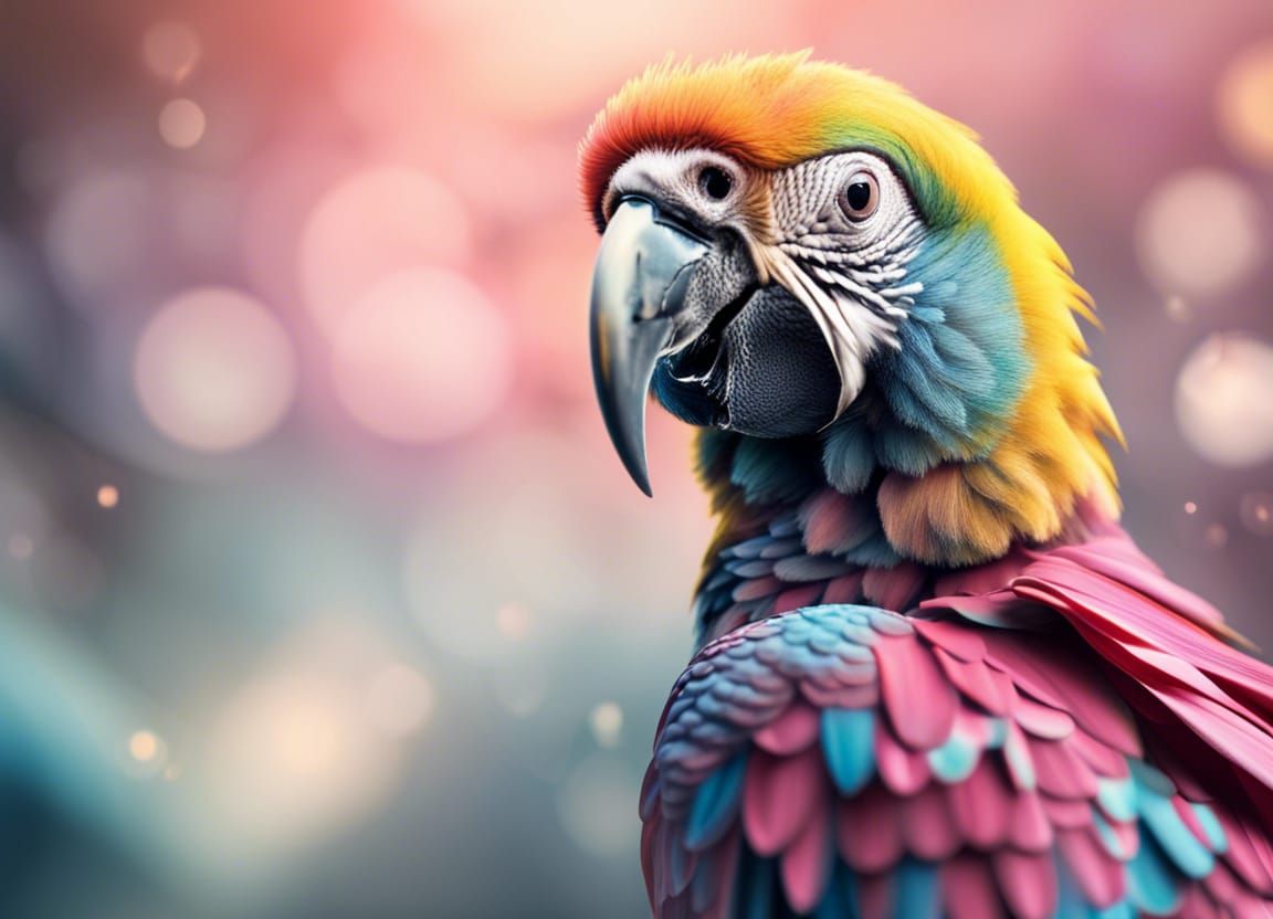 Colorful Parrot - AI Generated Artwork - NightCafe Creator