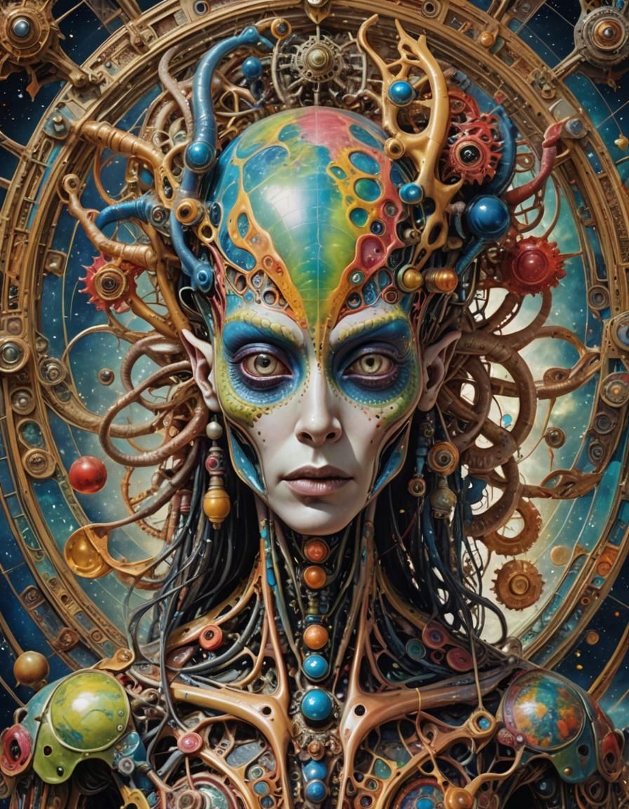 Cosmically Complicated - AI Generated Artwork - NightCafe Creator