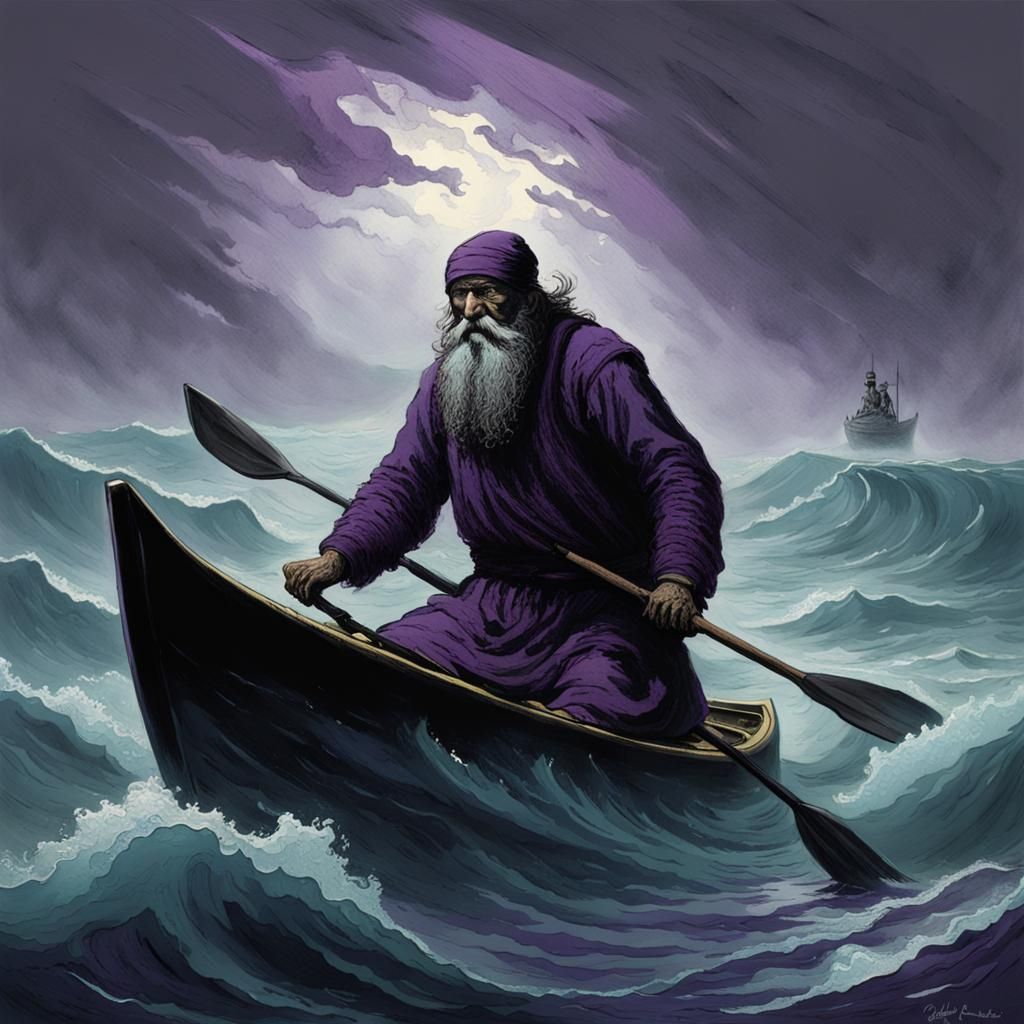 Boatman - AI Generated Artwork - NightCafe Creator