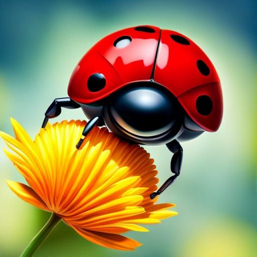 Ladybug 1 - AI Generated Artwork - NightCafe Creator