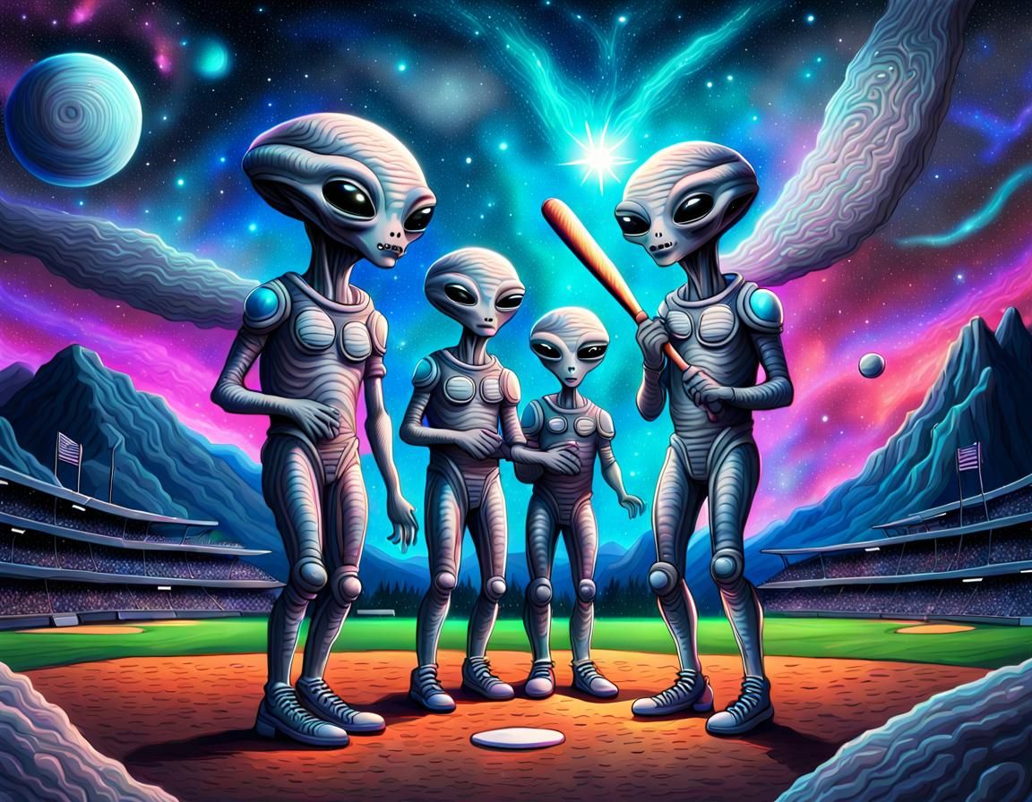 The Team from Zeta Reticuli - AI Generated Artwork - NightCafe Creator