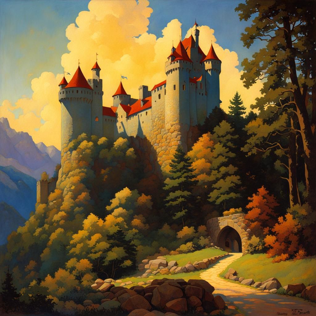 Castle - AI Generated Artwork - NightCafe Creator