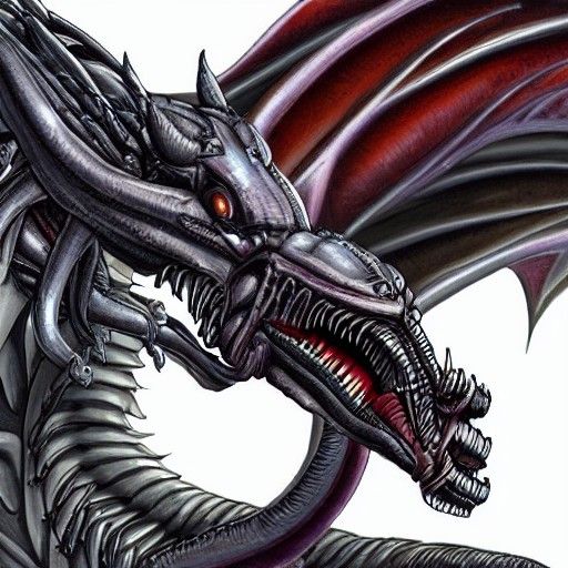 Xenomorph dragon, complex, dragon, hyperdetailed - AI Generated Artwork ...