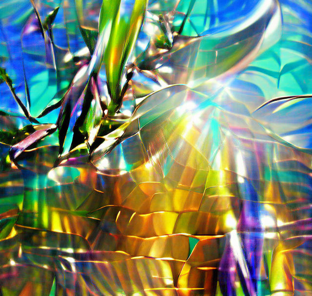 Bright shiny day abstract iridescent - AI Generated Artwork - NightCafe ...