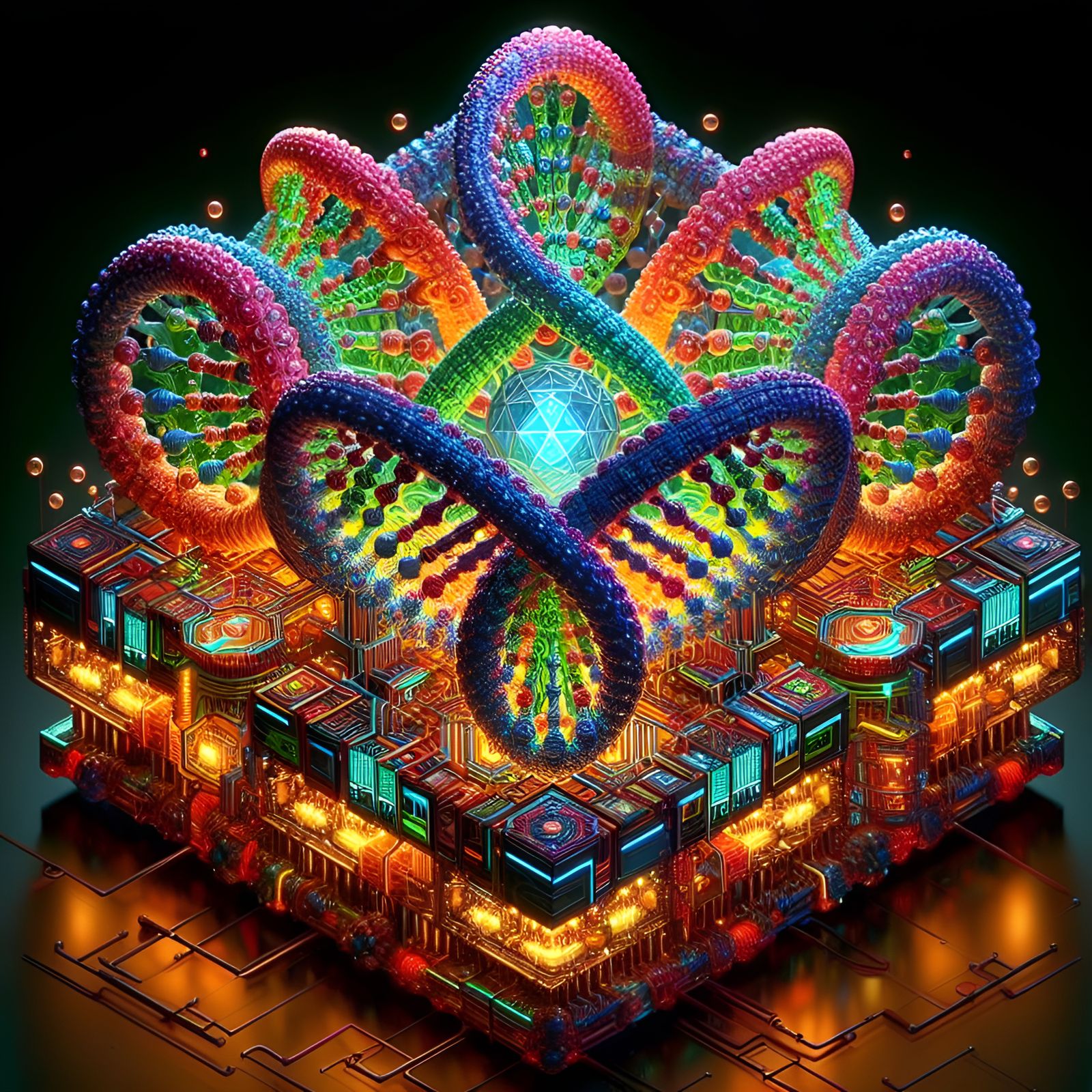 Misc. 💯Psychedelia (DALL•E 3, Jan. 2023) - AI Generated Artwork - NightCafe Creator