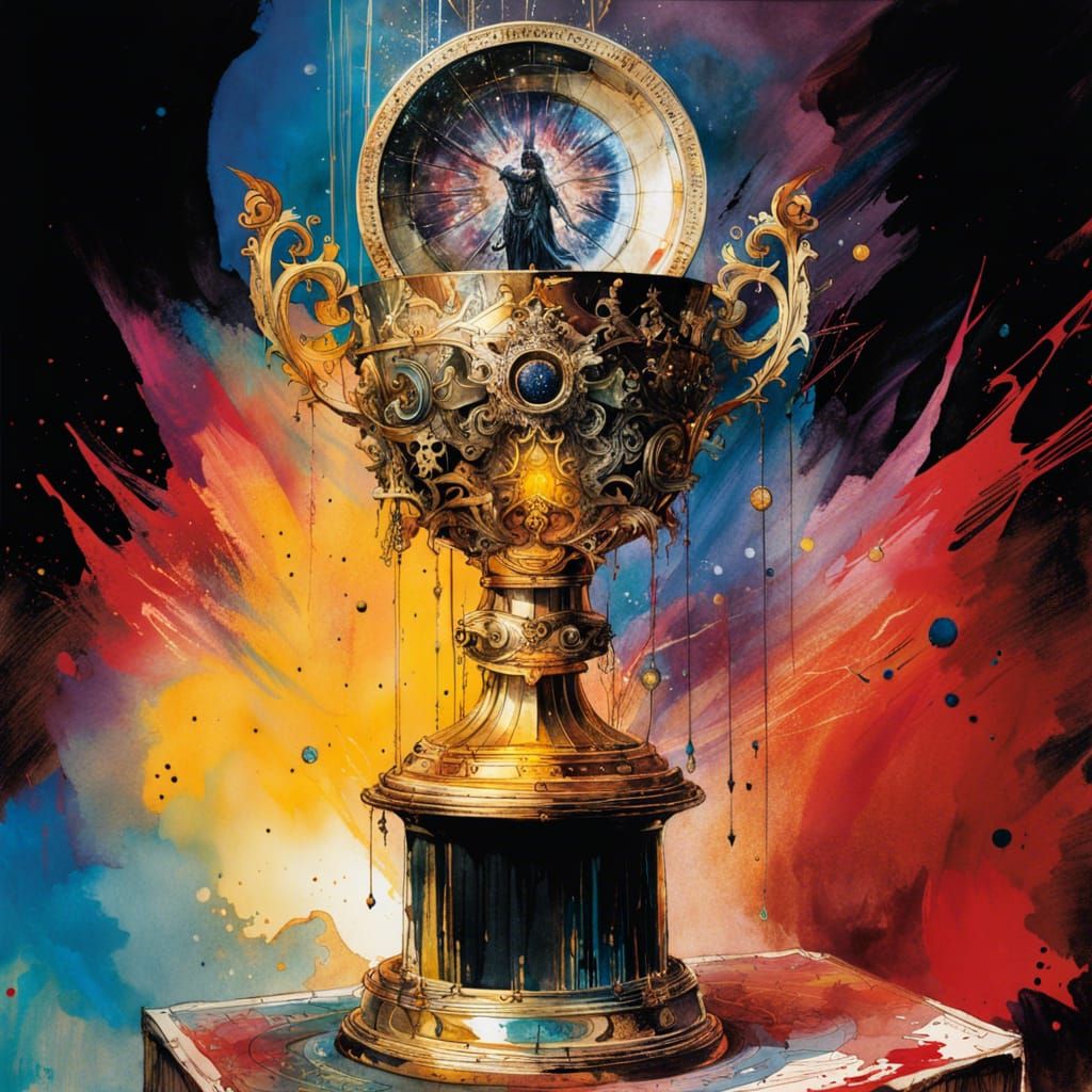 Time Trophy 🏆⏱️ - AI Generated Artwork - NightCafe Creator