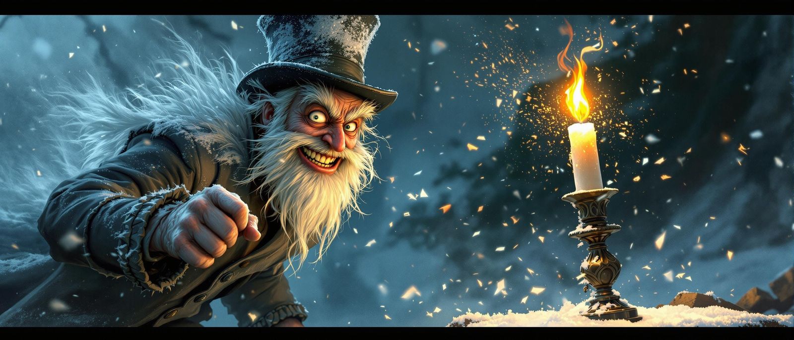 Who is going to jump over the candlestick now eh?