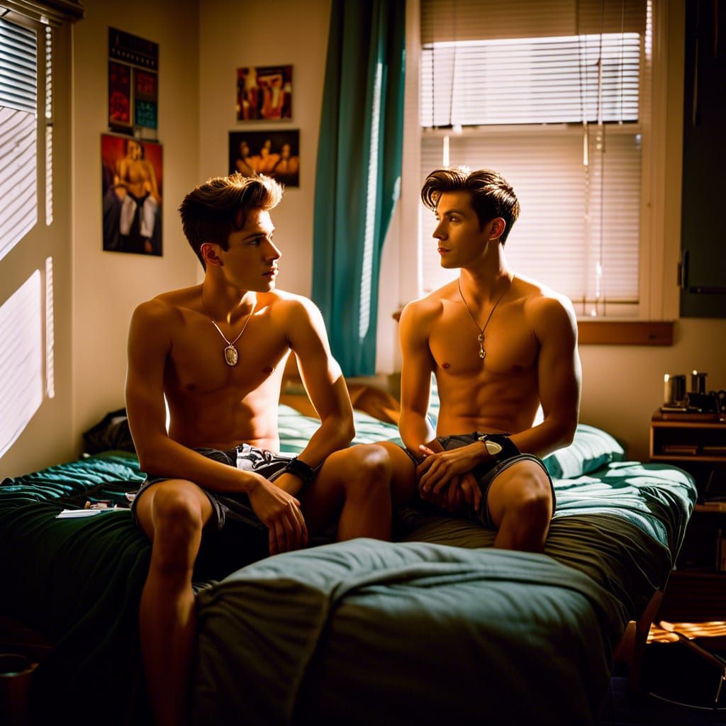 Dorm Boys - AI Generated Artwork - NightCafe Creator