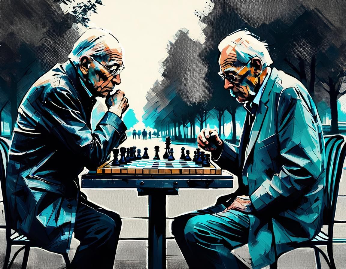 The Chess Game - AI Generated Artwork - NightCafe Creator