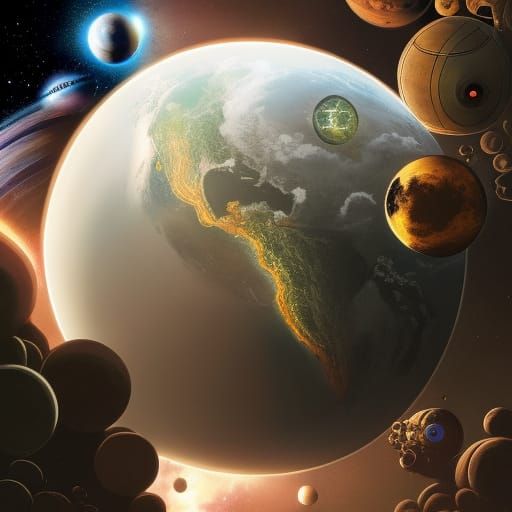 The world in 30 years... - AI Generated Artwork - NightCafe Creator