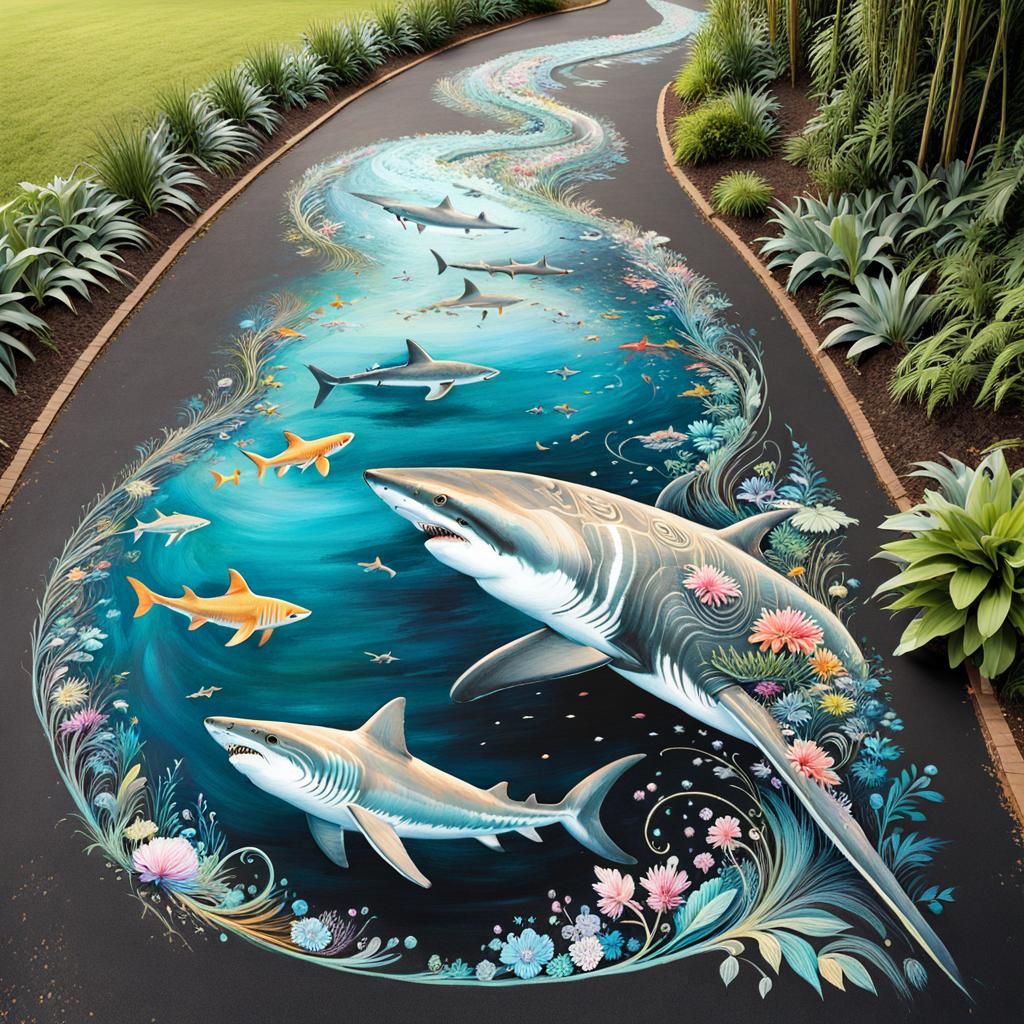 CHALK ART - AI Generated Artwork - NightCafe Creator