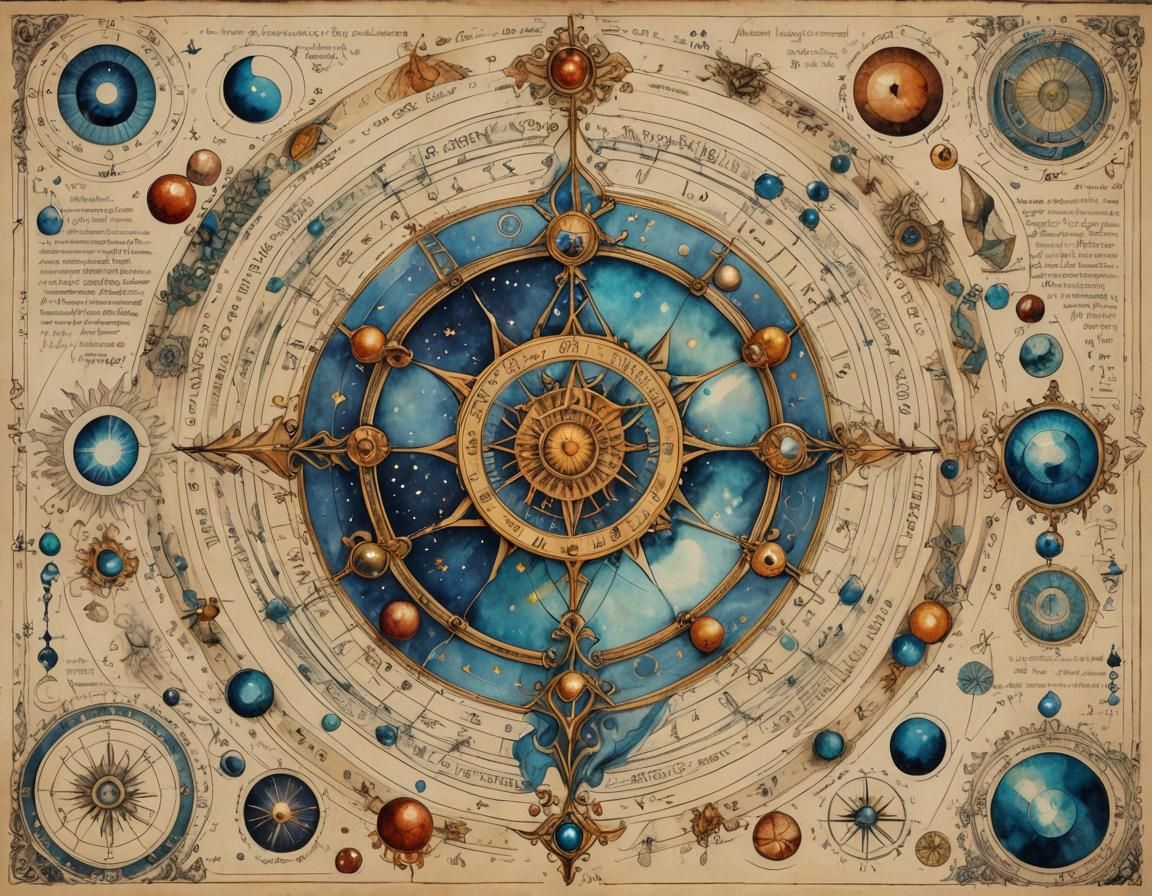 Esoteric Guide to the Universe - AI Generated Artwork - NightCafe Creator