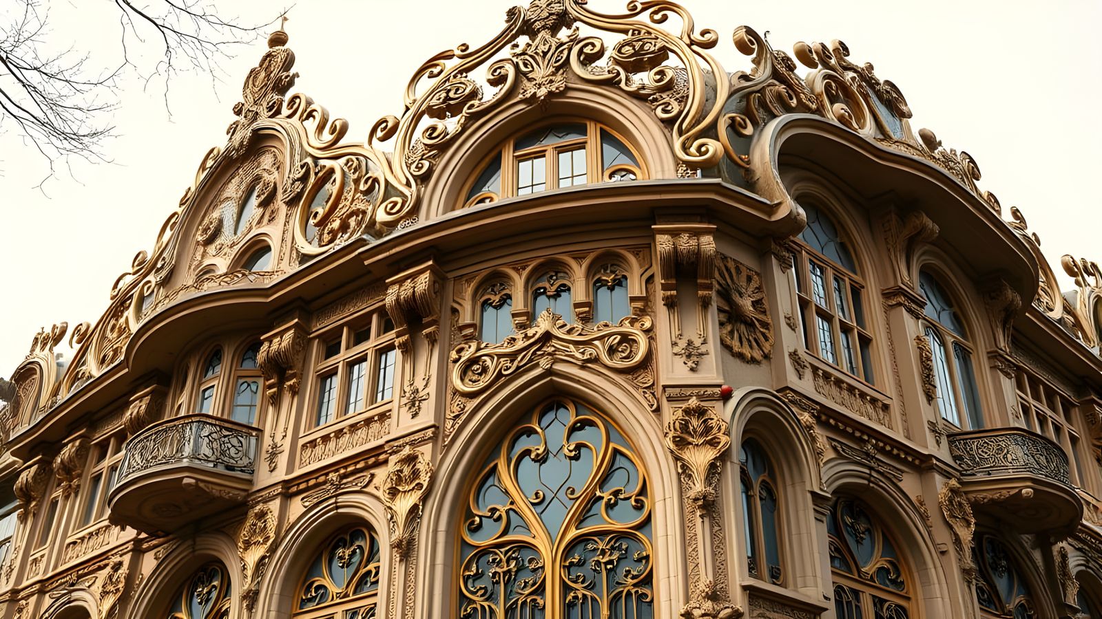 Fibonacci sequence in art nouveau building