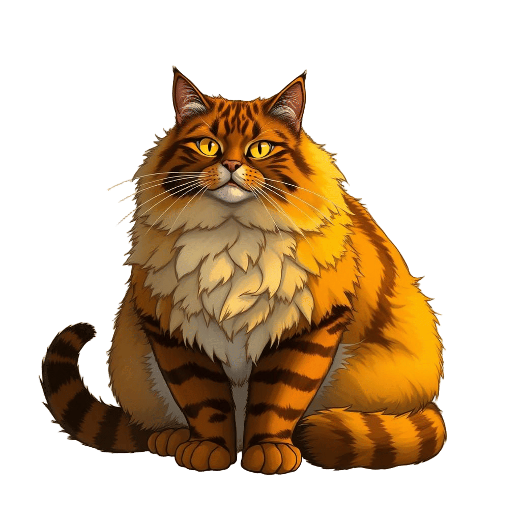 Cats for my DnD Campaign - Majestic Tort Cat Embodies Wisdom...