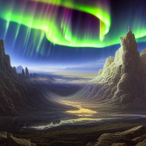 Valley - AI Generated Artwork - NightCafe Creator