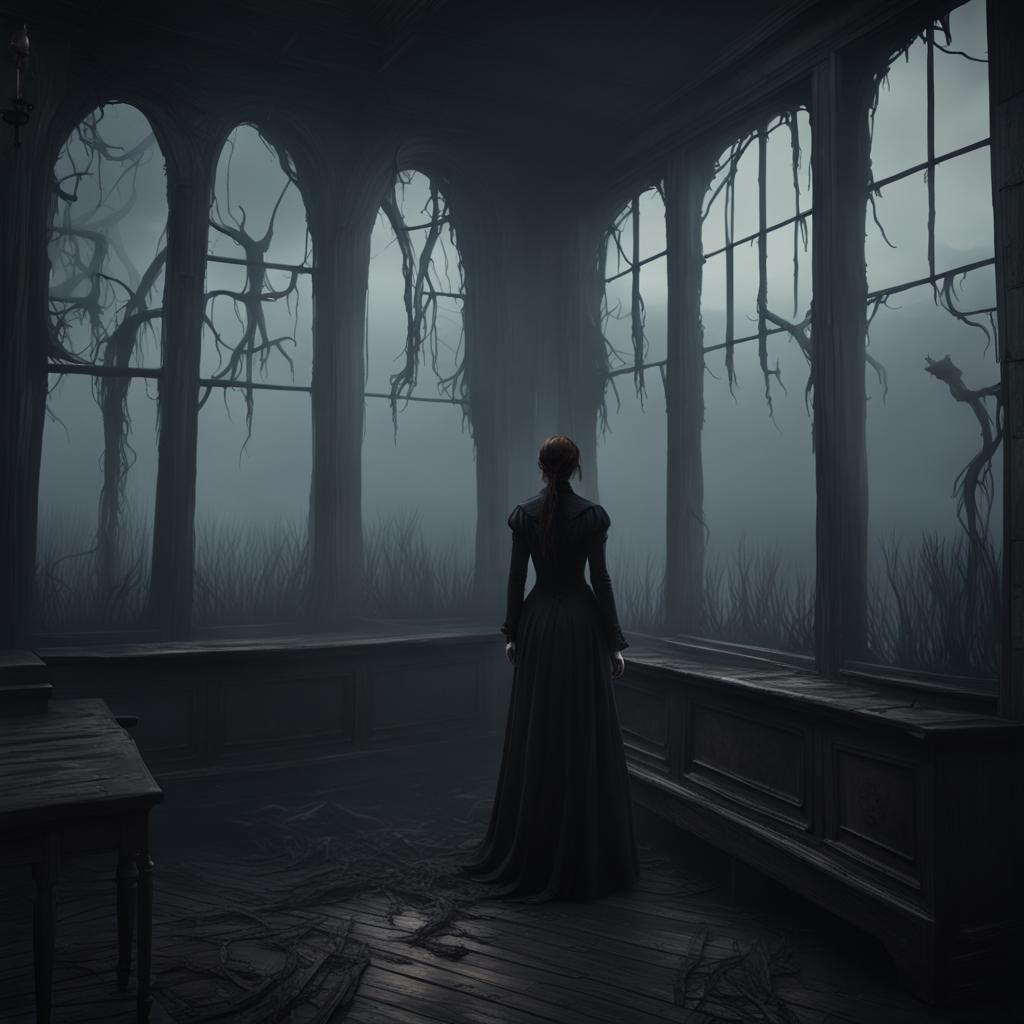 Haunted place - AI Generated Artwork - NightCafe Creator