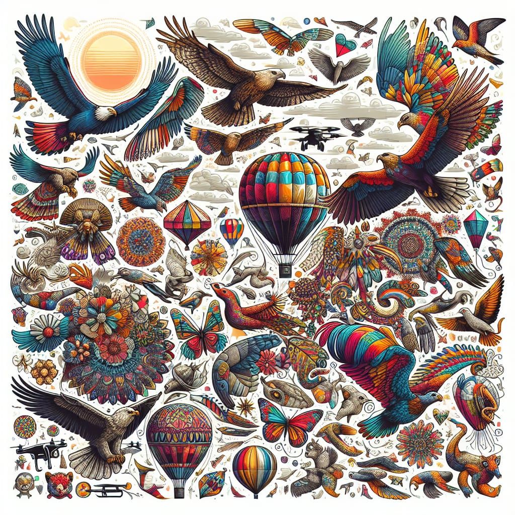 Things that fly - AI Generated Artwork - NightCafe Creator
