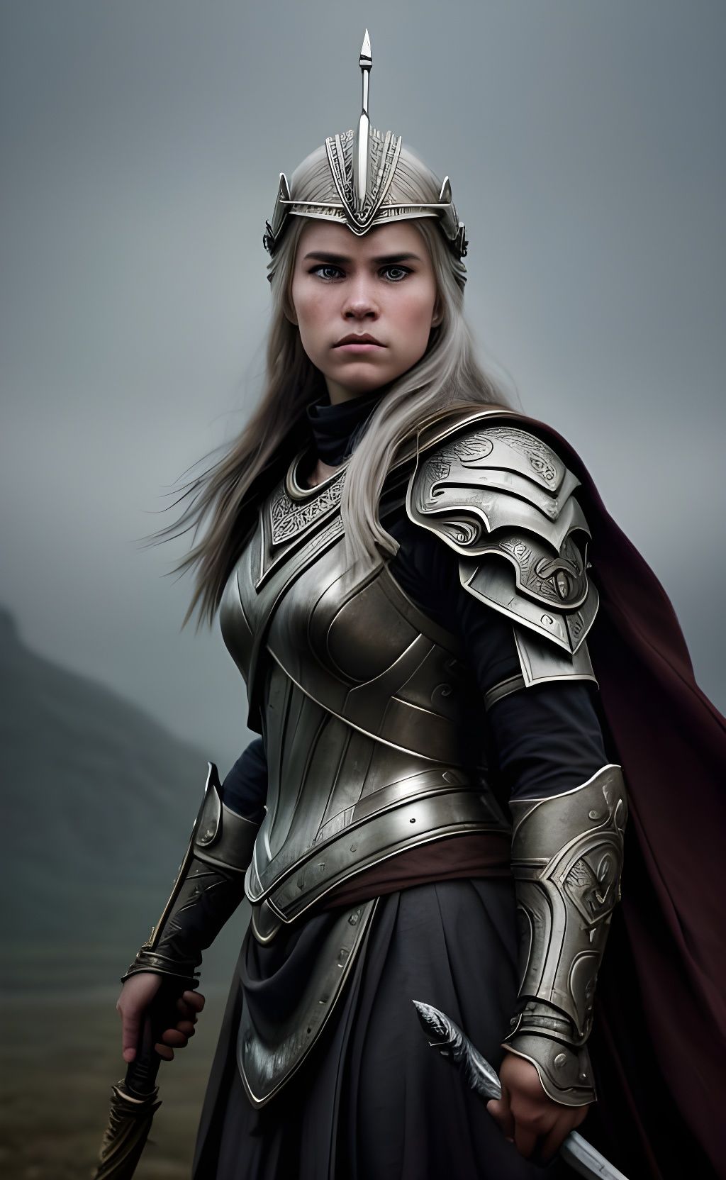 The Fallen Valkyrie - The Fallen Valkyrie in Cinematic Portr...