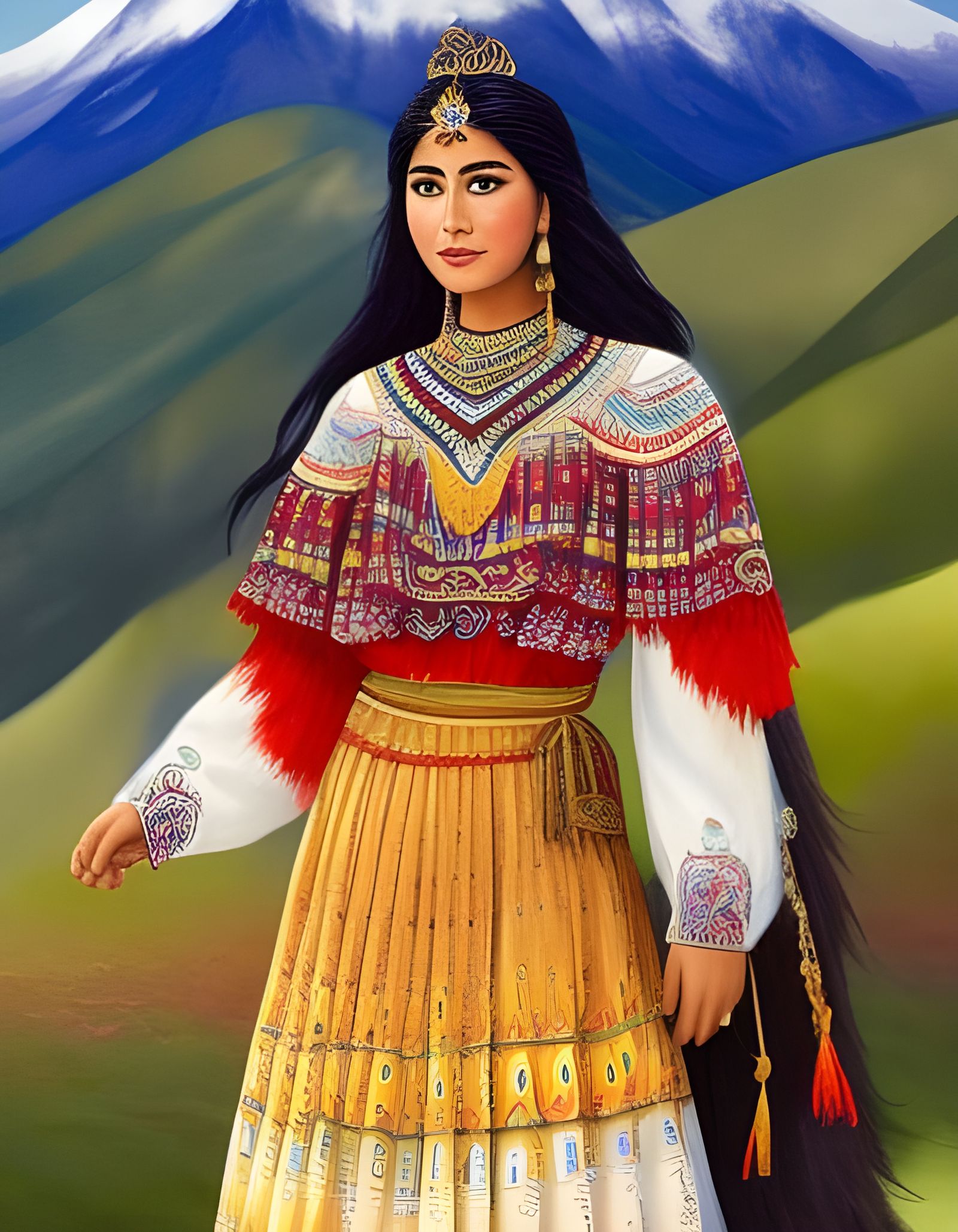 Inka Princess #21 - AI Generated Artwork - NightCafe Creator