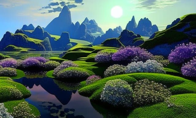 Let us explore this alien world together. - AI Generated Artwork ...