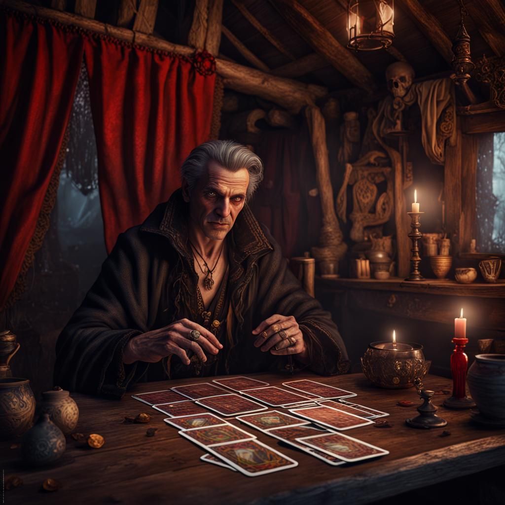 Vampire Gypsy - AI Generated Artwork - NightCafe Creator