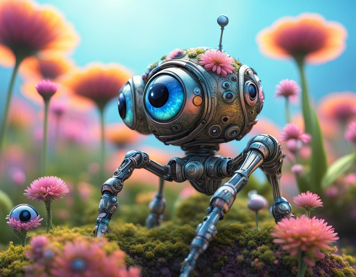 Adorable droid - AI Generated Artwork - NightCafe Creator