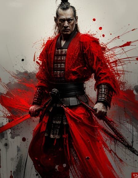 Red Ronin 2 - AI Generated Artwork - NightCafe Creator