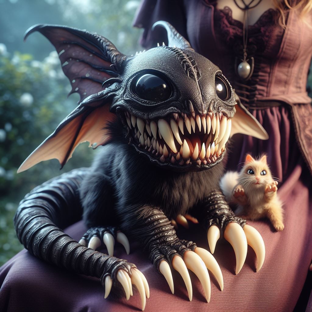 I'm Scawy Too! 🖤 - AI Generated Artwork - NightCafe Creator