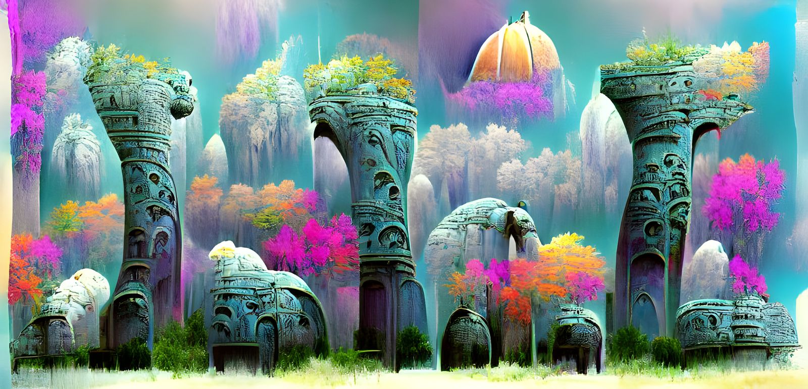 Astral Ruins & Temple of the Gods - AI Generated Artwork - NightCafe ...