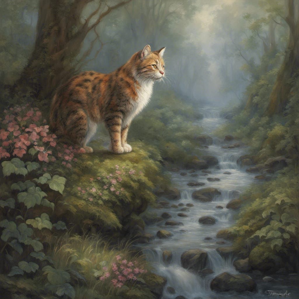 Linx the Cat - AI Generated Artwork - NightCafe Creator