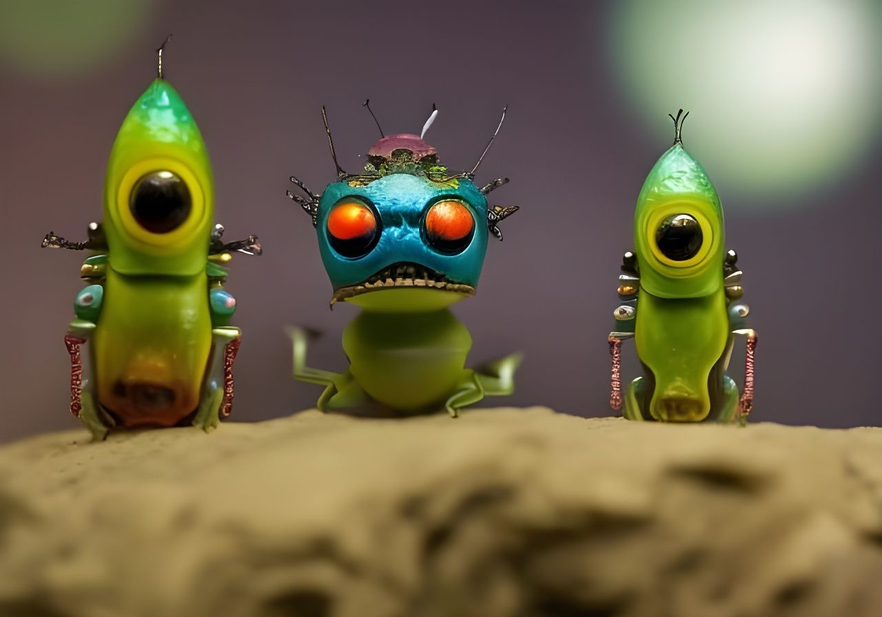 Alien Bugs - AI Generated Artwork - NightCafe Creator