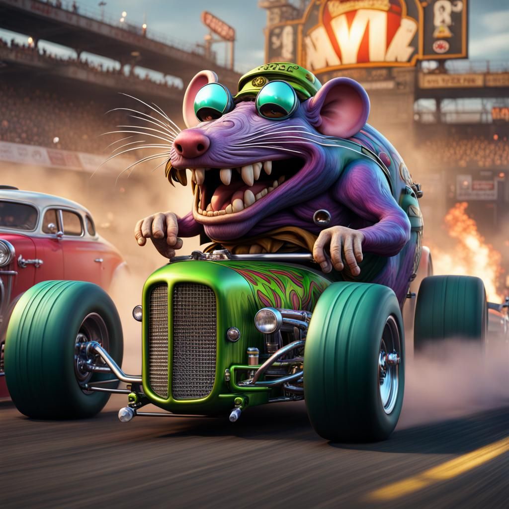 Rat's Ride - AI Generated Artwork - NightCafe Creator