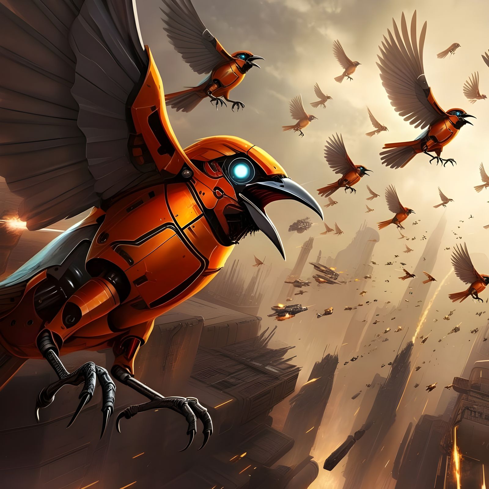 Attack of the killer cyborg canaries 🤪😱🤪