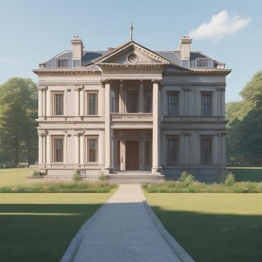 ground floor in doric style, first floor in ionic style, second floor ...