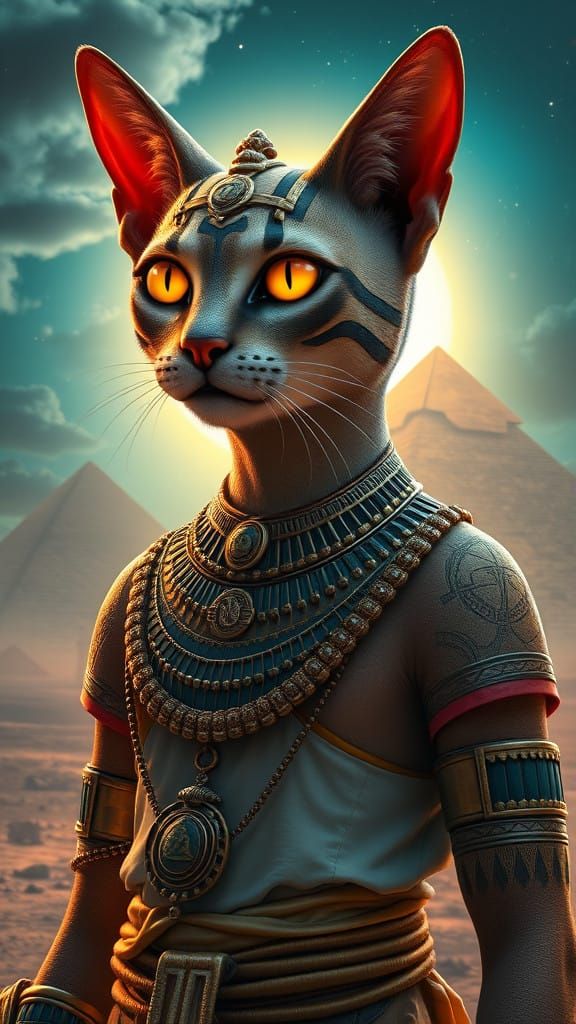 Cosmic Sunrise Illuminates Majestic Mythical Creat... - AI Art