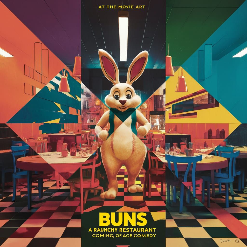 1980's Movie Poster for "BUNS" II - AI Generated Artwork - NightCafe ...