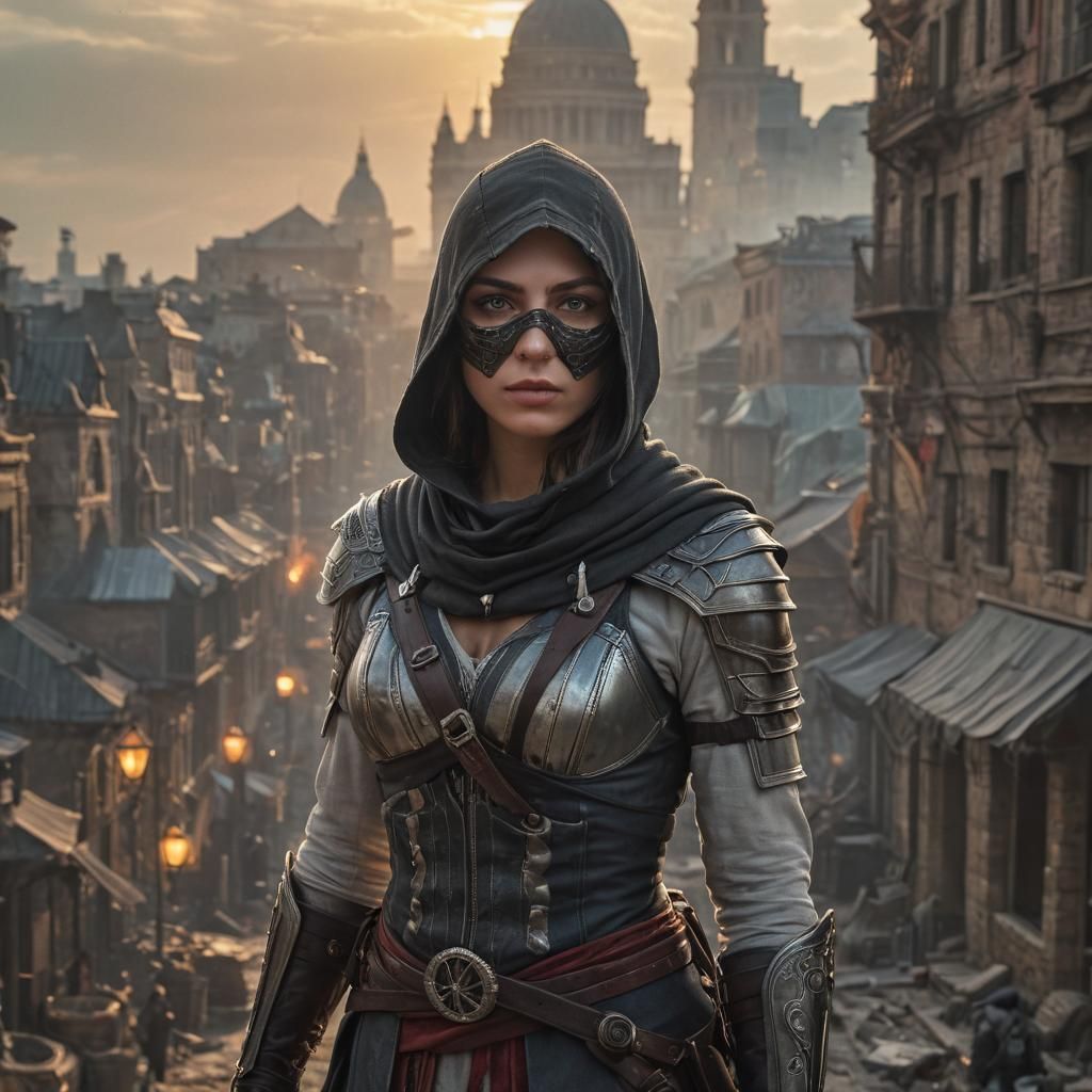 Masked Assassin - AI Generated Artwork - NightCafe Creator